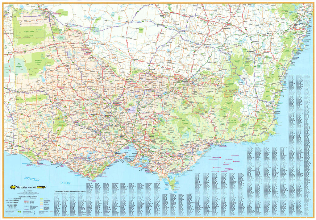 Victoria State & Suburban Map 370 – UBD | Mapworld