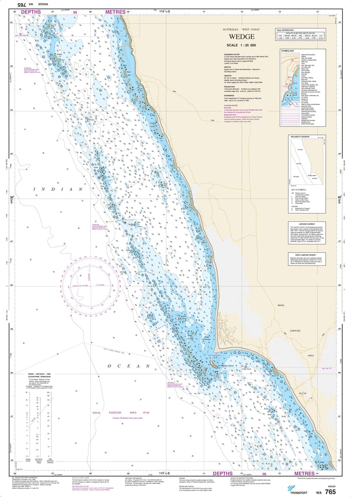 765 - Wedge DPI Chart, Buy Map of Wedge - Mapworld
