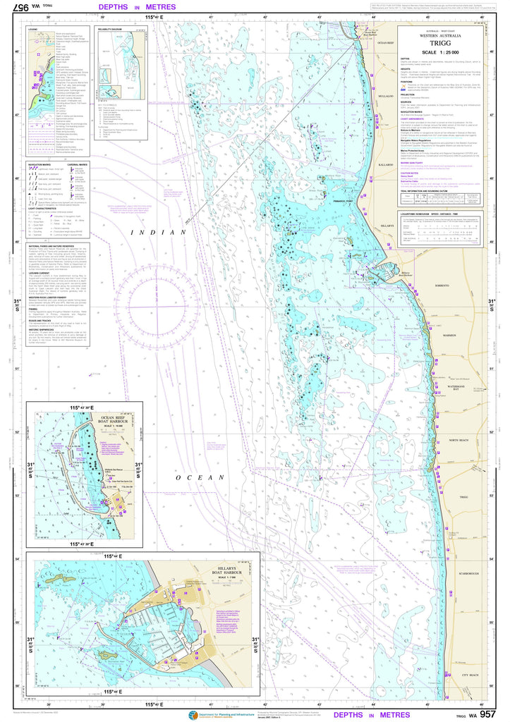 Trigg Chart, Buy Chart of Trigg - Mapworld