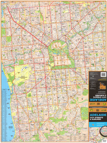Adelaide City Streets & Suburbs 562 Map – UBD | Mapworld