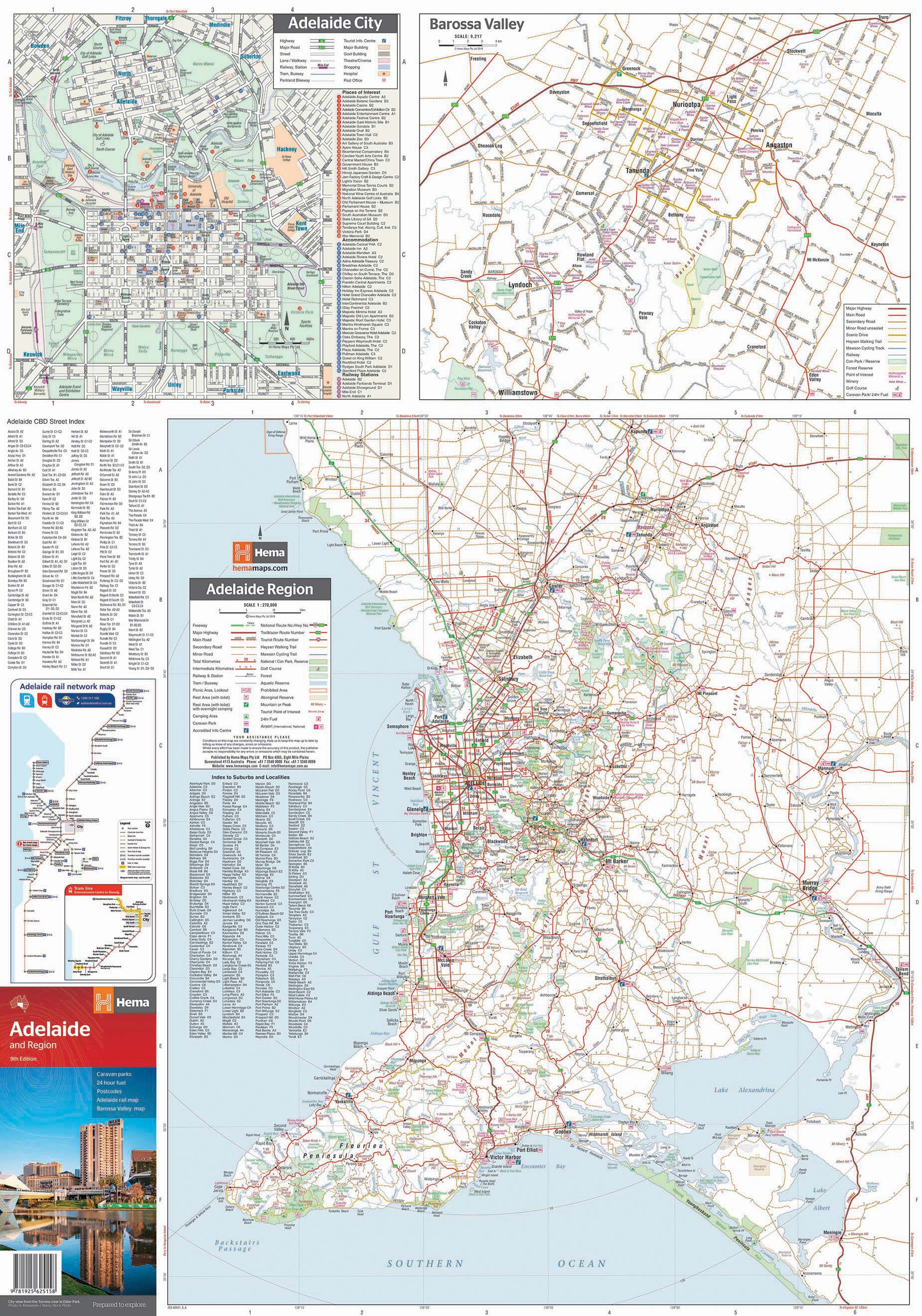 Adelaide & Region Hema Map, Buy map of Adelaide - Mapworld