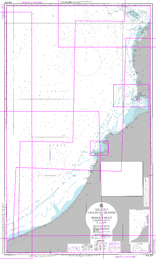 AUS 324 - Lacepede Islands to Eighty Mile Beach, Buy Chart of Lacepede ...
