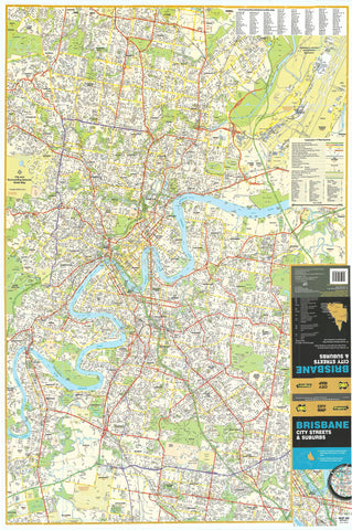 Brisbane City Streets & Suburbs 462 Map – UBD | Mapworld