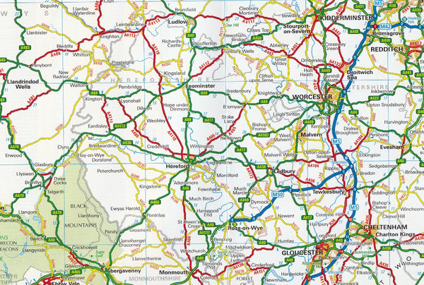 Britain AA Map, Buy Map of Britain - Mapworld