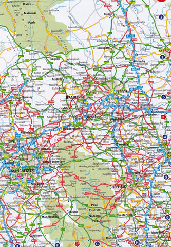 Britain Collins Handy Road Atlas 2025