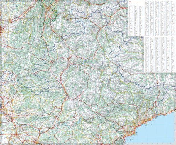 Provence-Alps-French Riviera 527 France Michelin Map, Buy Map of ...