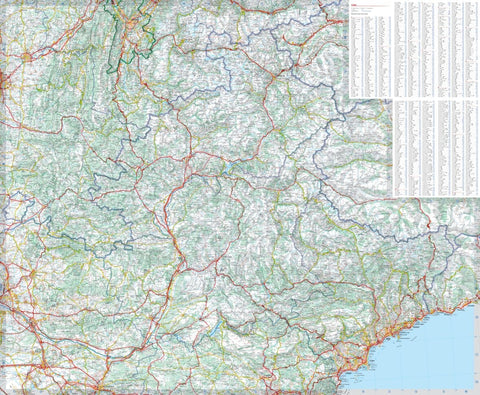 Provence-Alps-French Riviera 527 France Michelin Map, Buy Map of ...