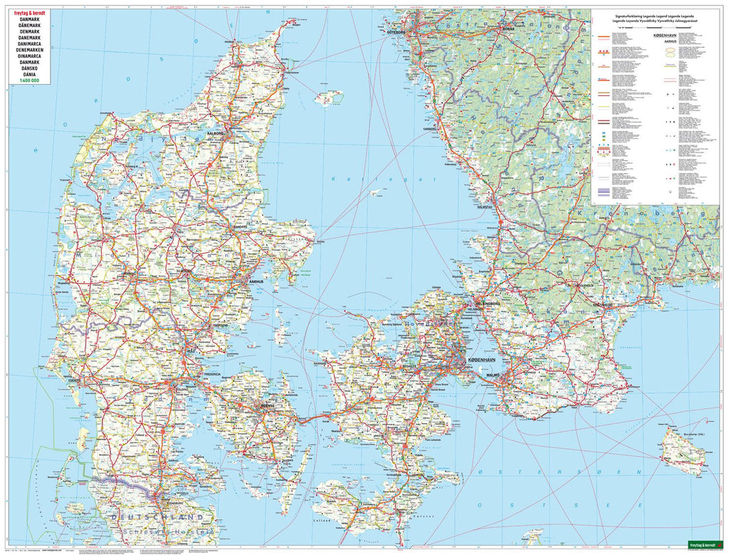 Denmark & Faroe Islands & – Freytag & Berndt | Mapworld