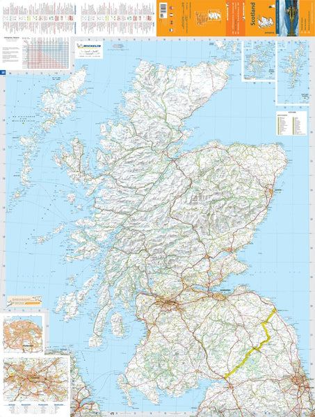 Scotland Michelin Map, Buy Map of Scotland - Mapworld