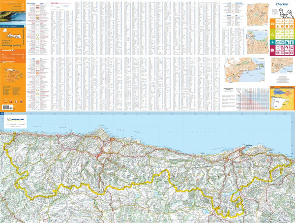 Michelin Map of Spain, Buy Map of North West Spain | Mapworld