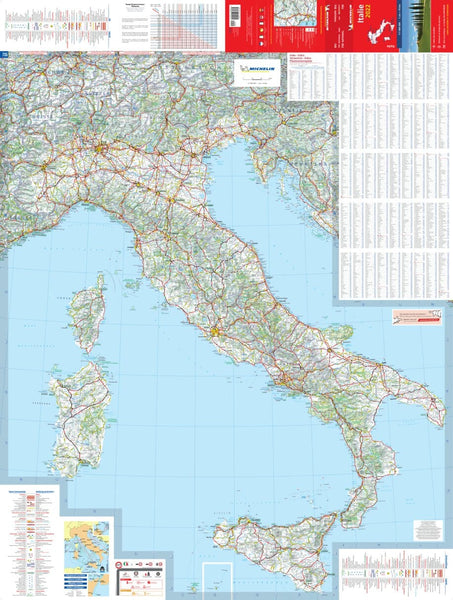 Italy Michelin Map, Buy Map of Italy - Mapworld