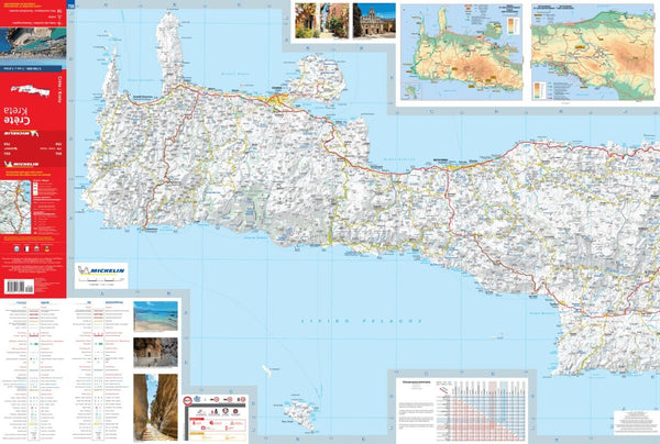 Crete Michelin Map, Buy Map of Crete - Mapworld