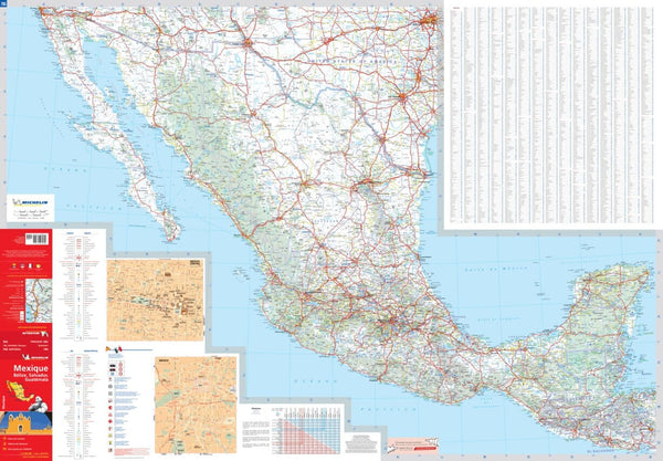 Mexico Michelin Map, Buy Map of Mexico - Mapworld