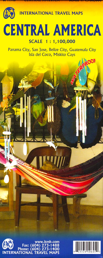 Central America ITMB Map, Buy Map of Central America - Mapworld