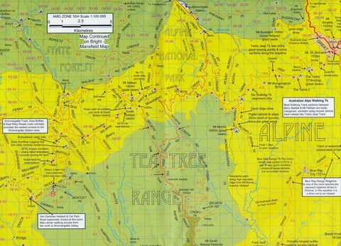 Dargo - Wonnangatta Adventure Map Rooftop | Mapworld
