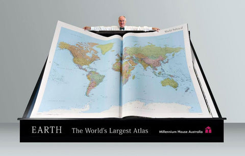 Earth Atlas - Millenium, Buy World's Best Atlas - Mapworld