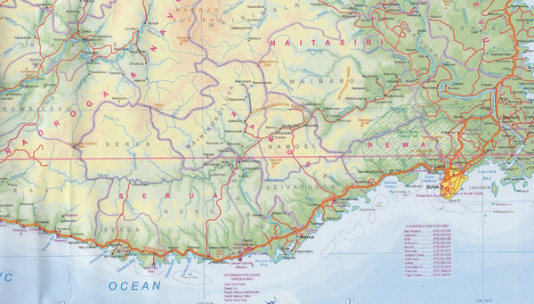 Buy map of Fiji & Tonga ITMB