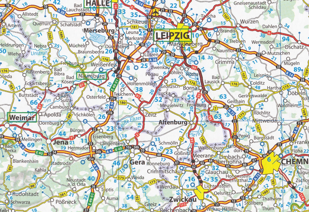 Germany Michelin Map, Buy Germany Map - Mapworld