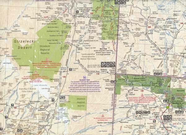Great Desert Tracks Eastern Sheet Map – Hema | Mapworld