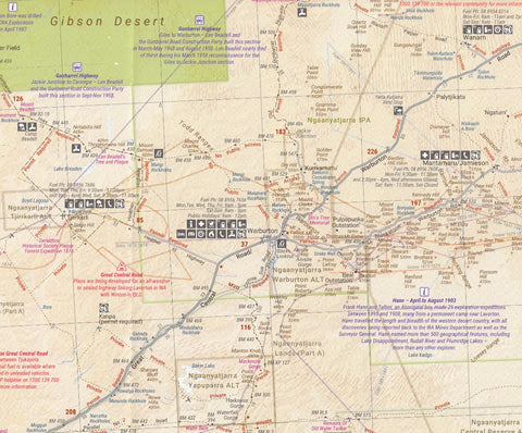 Great Desert Tracks Western Sheet Map – Hema | Mapworld