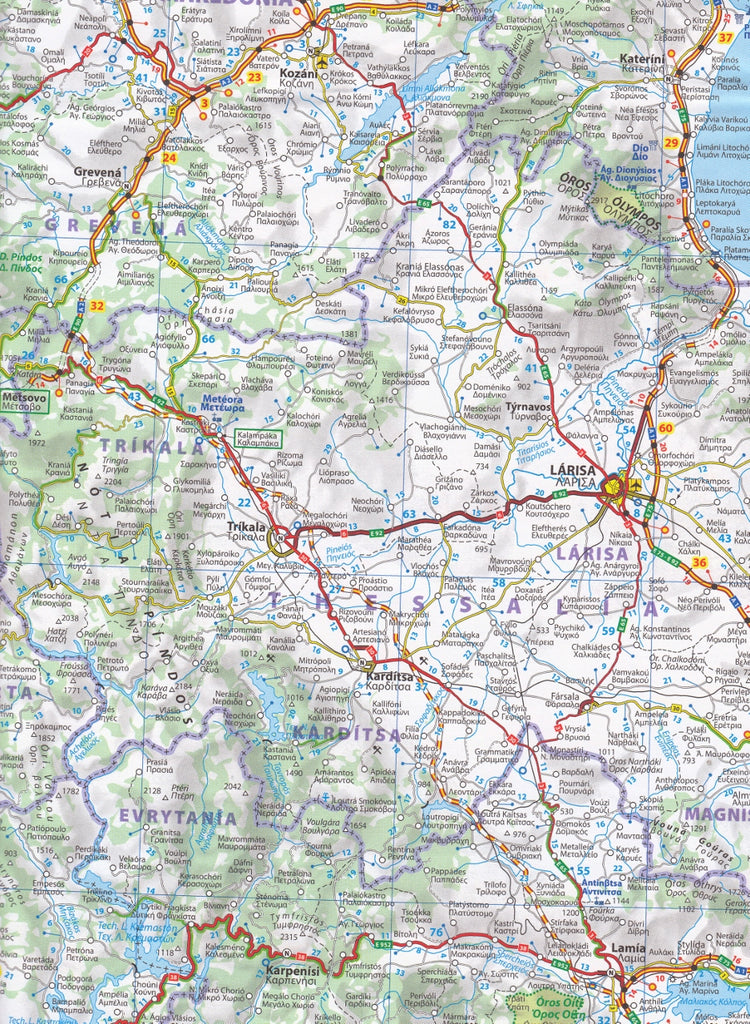 Greece Map 737 – Michelin | Mapworld
