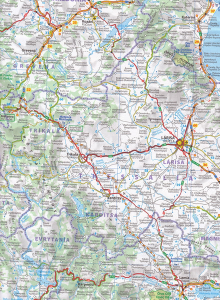 Greece Map 737 – Michelin | Mapworld