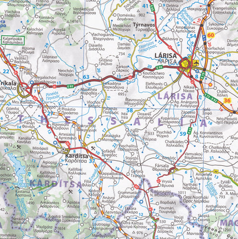 Greece Map 737 – Michelin | Mapworld