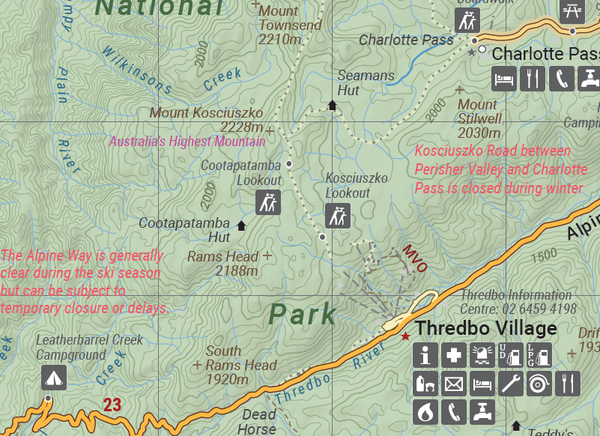 High Country Victoria Hema Map, Buy Map of High Country Victoria - Mapworld