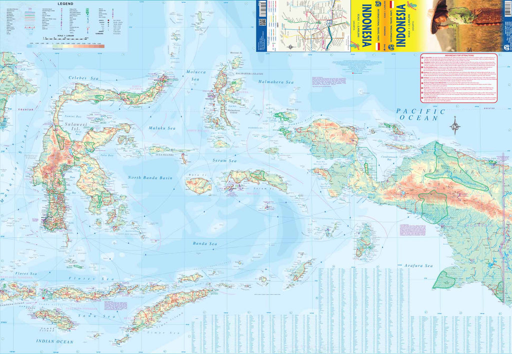 Indonesia ITMB, Buy Map of Indonesia - Mapworld