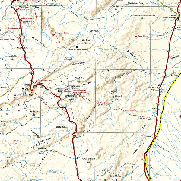 Israel Folded Map – National Geographic | Mapworld