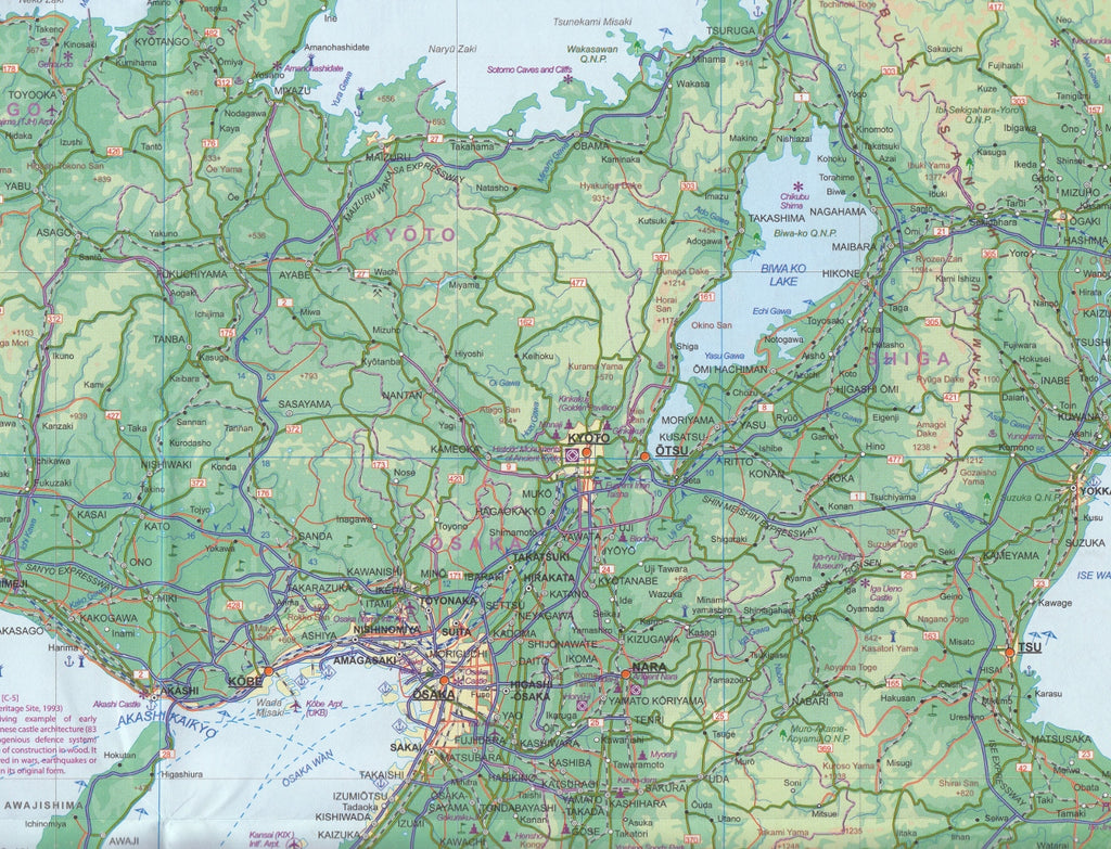 Japan South ITMB Map