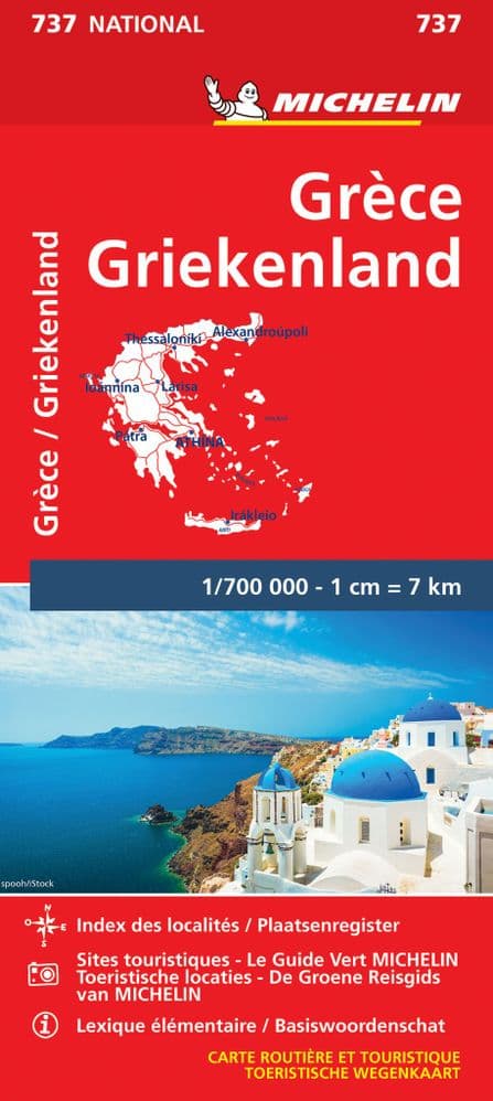 Greece Map 737 – Michelin | Mapworld