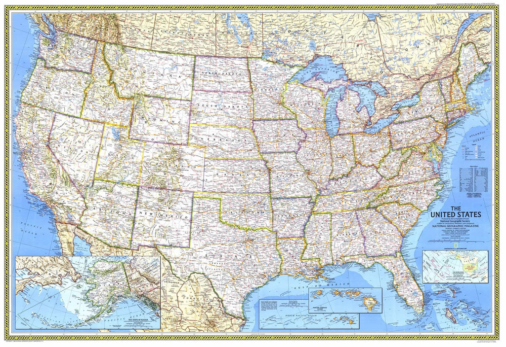 United States 1987 by National Geographic | Shop Mapworld