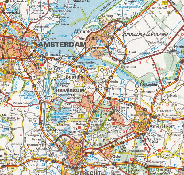 Netherlands Michelin Map, Buy Road Map of Netherlands - Mapworld