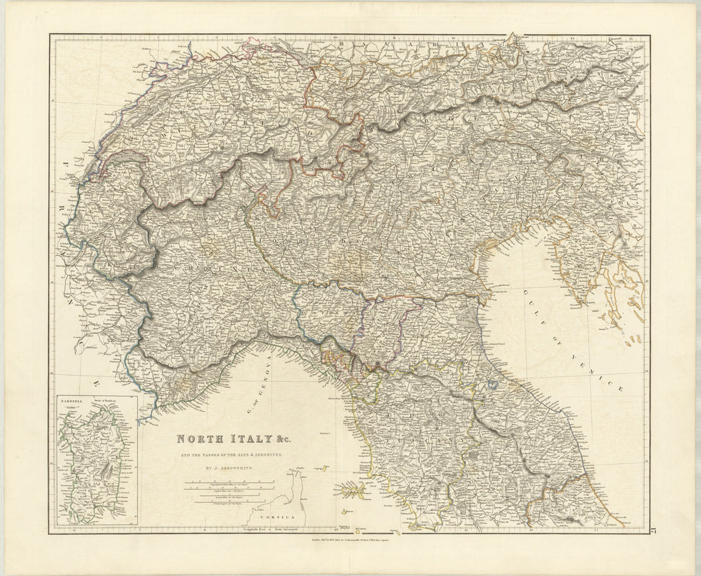 Northern Italy Wall Map| Buy wall map of Italy,Shop Mapworld