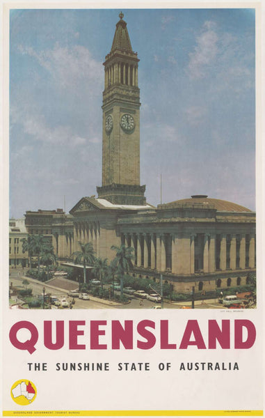 Buy TRAVEL POSTER - Queensland Vintage Poster - Mapworld