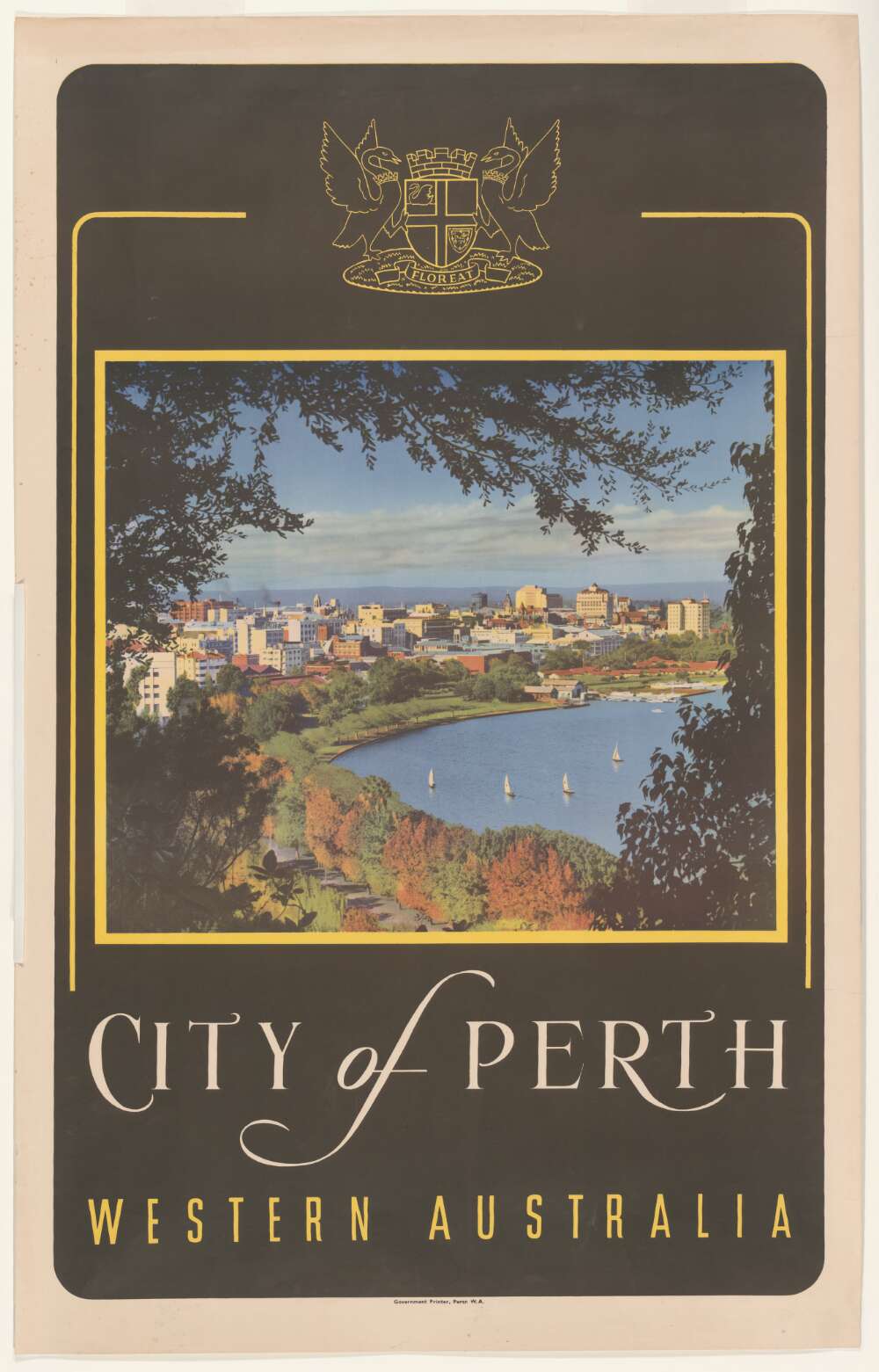 Buy TRAVEL POSTER - City of Perth - Mapworld