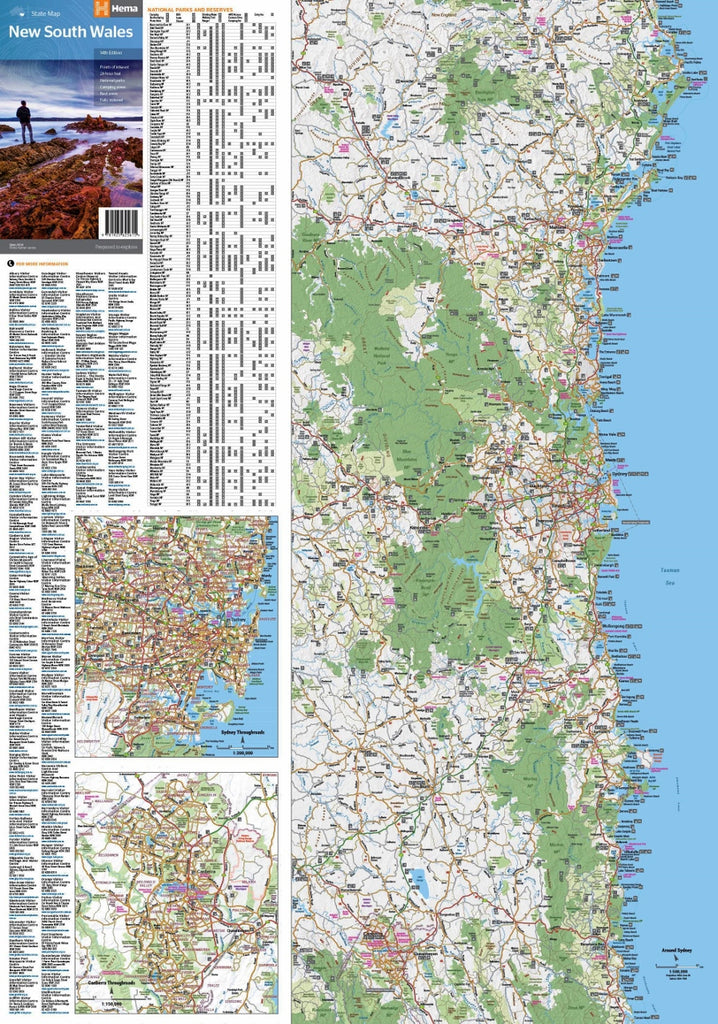 New South Wales Hema Map, Buy Map of New South Wales - Mapworld