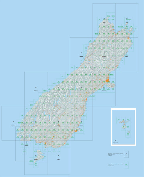 Buy 19 - Kaikōura Topo250 map