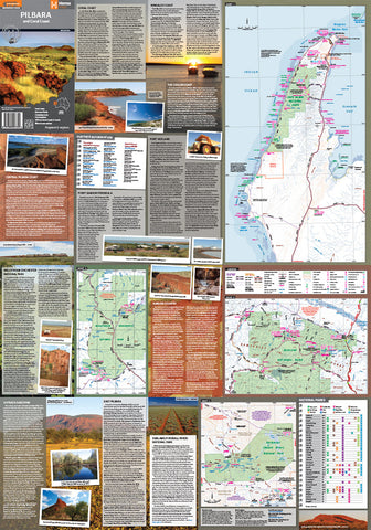 Buy Pilbara wall map by Hema maps - Mapworld