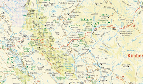 Buy Pilbara - Kimberley Map QPA - Mapworld