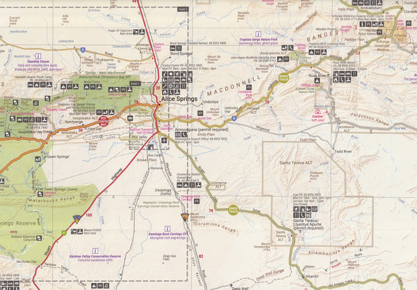 Red Centre Hema Map, Buy Map of Red Centre - Mapworld