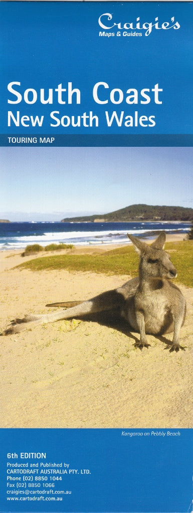 Buy map of South Coast & New South Wales 6th Edition Craigies