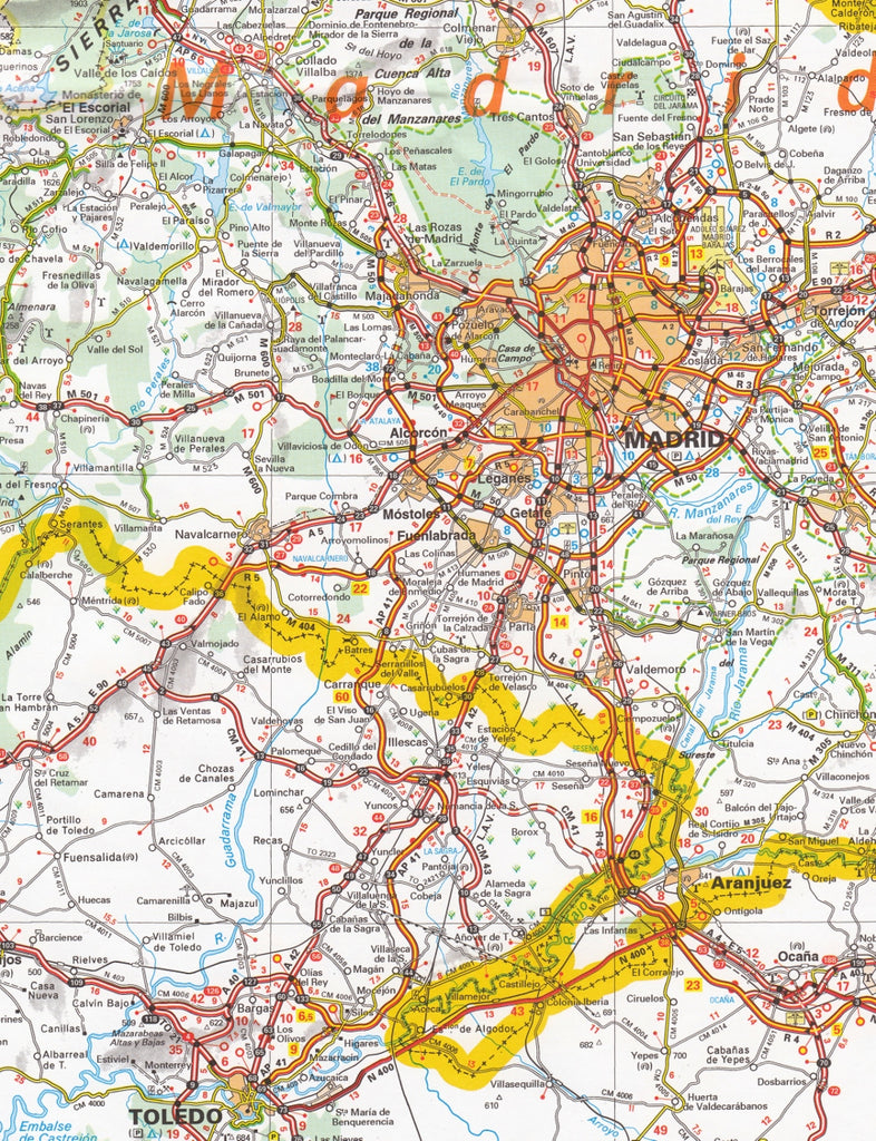 Central Northern Spain Map, Buy Map of Northern Spain | Mapworld