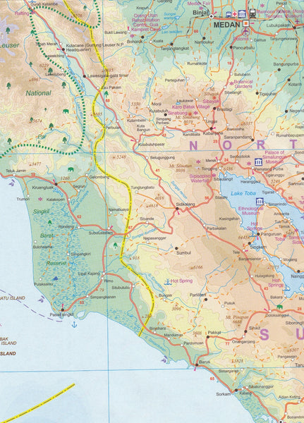Sumatra ITMB, Buy Map of Sumatra - Mapworld