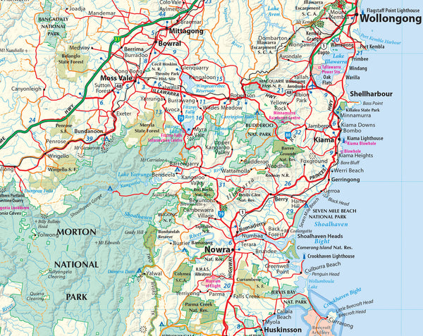 Sydney Adventures 4WD map, buy 4WD map for Sydney - Mapworld