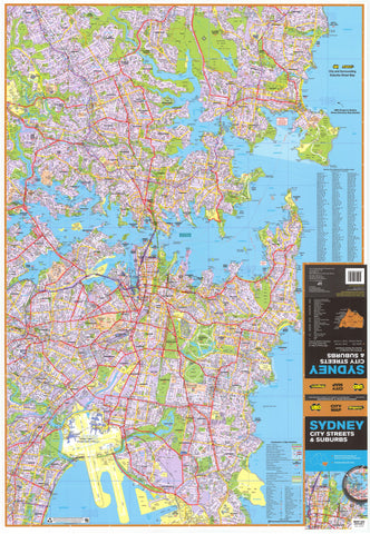 Sydney City Streets & Suburbs Map 262 – UBD | Mapworld