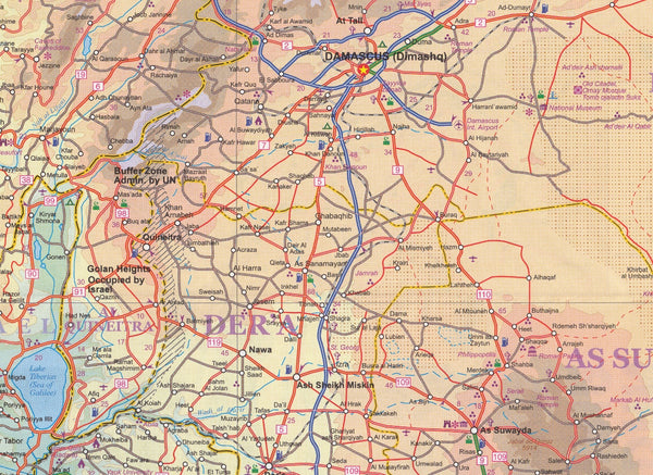 Jordan Syria ITMB, Buy Map of Jordan and Syria - Mapworld