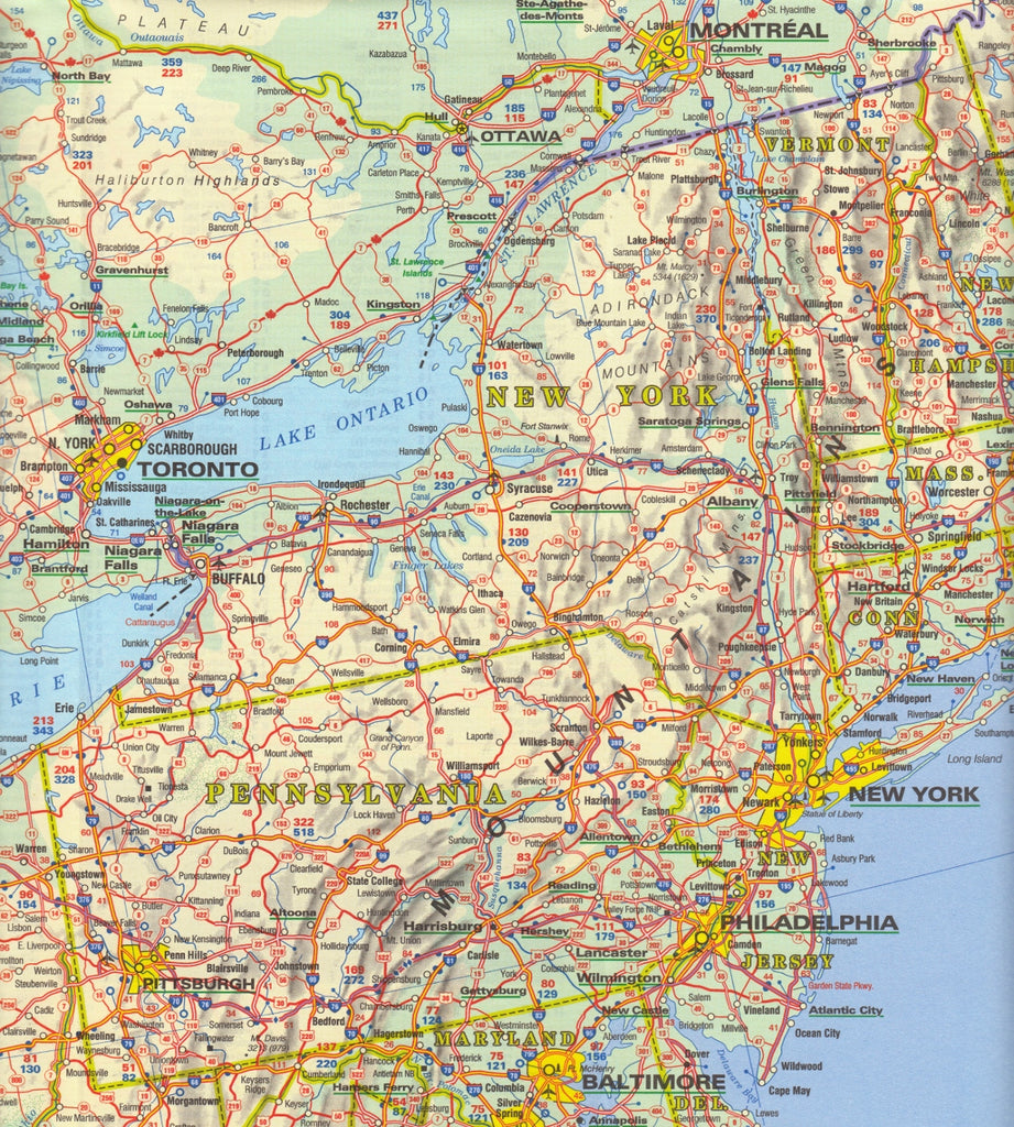 USA Map 761 – Michelin | Mapworld