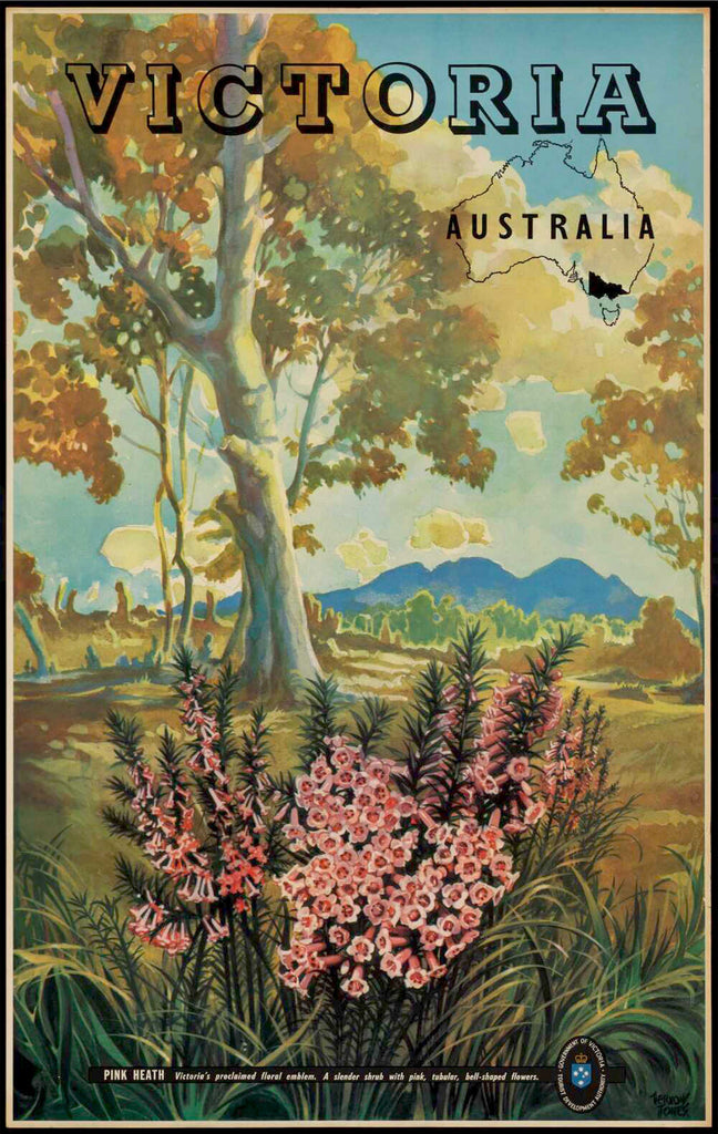 Buy TRAVEL POSTER - Victoria Vintage Poster - Mapworld